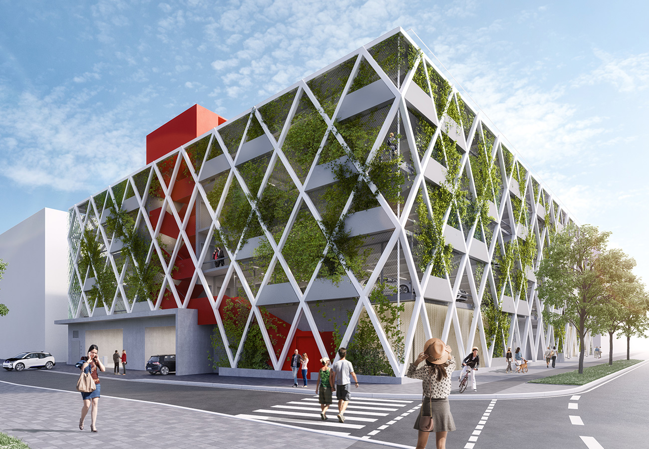 Objekt Neckarpark Parkhaus mit VIASOL DECK Oberflächenschutz - Viacor